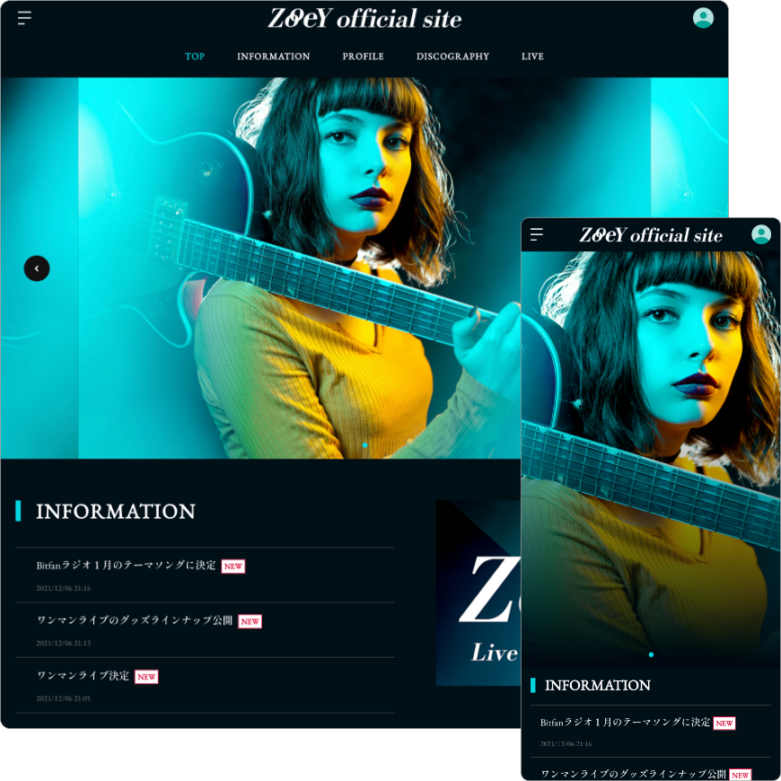 Official Site - オフィシャルサイト | Bitfan